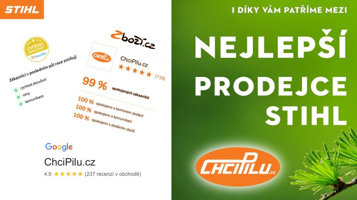 Nejlepší prodejce STIHL | ChciPilu.cz